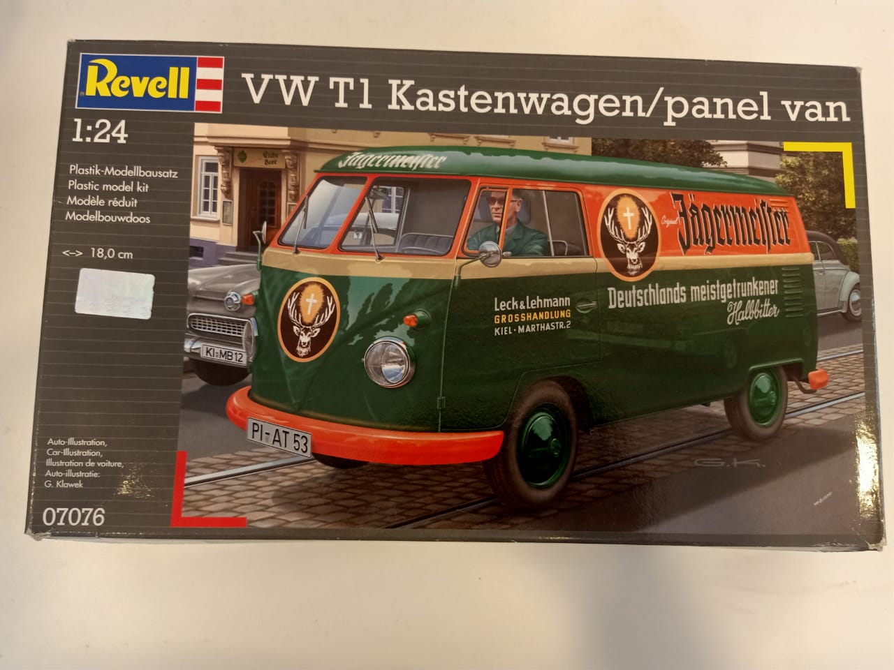 VW - Volkswagen - T1 Kastenwagen - Jägermeiſter - panel van - Model Kit ...