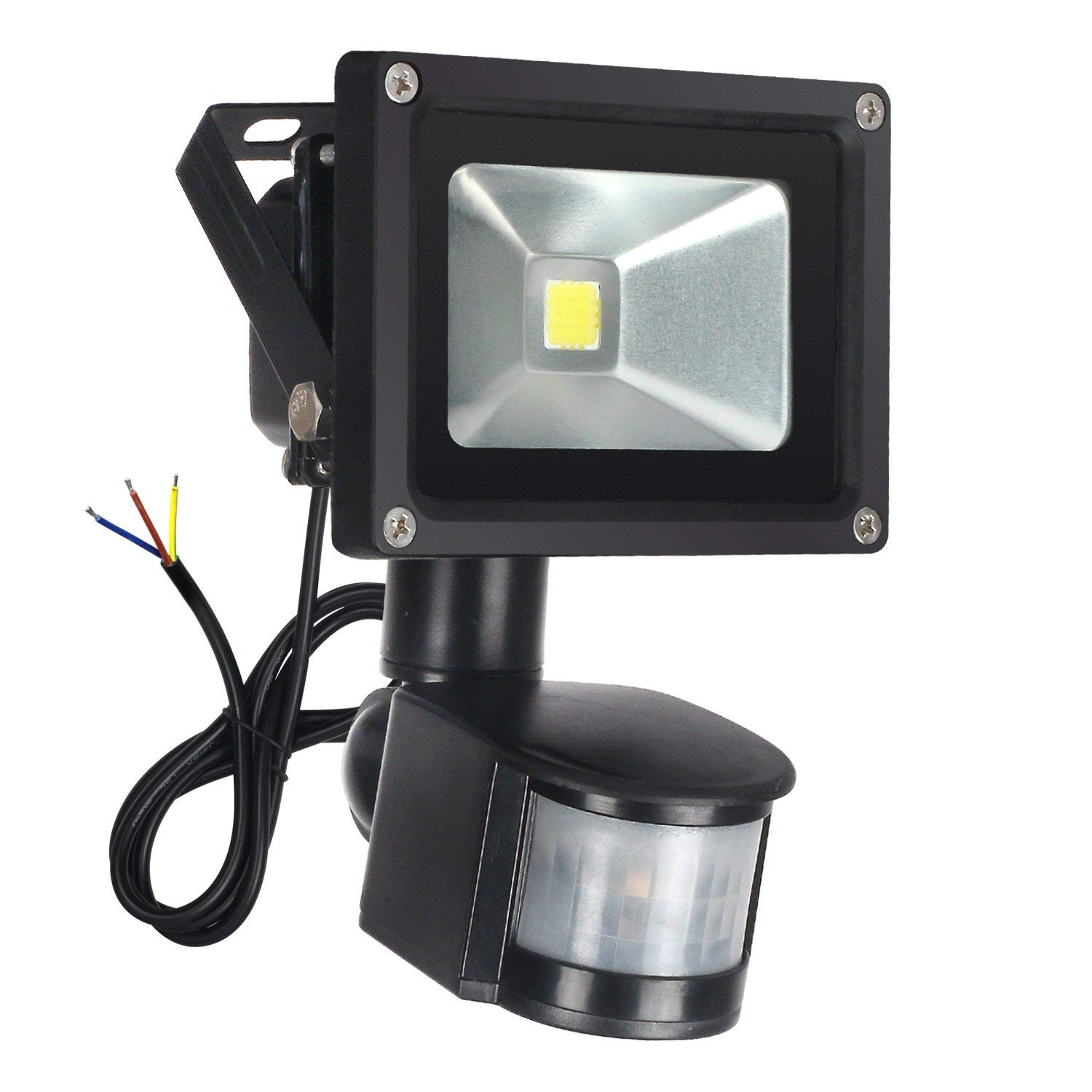 10W LED Flood Light With Sensor Motion Sensor Flood Light Outdoor Pir ...