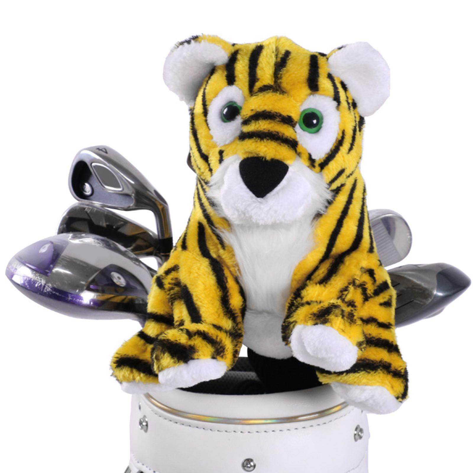 Golf Club Head Cover Golf Cue Protect Case Tiger Shaped Golf Wood ...