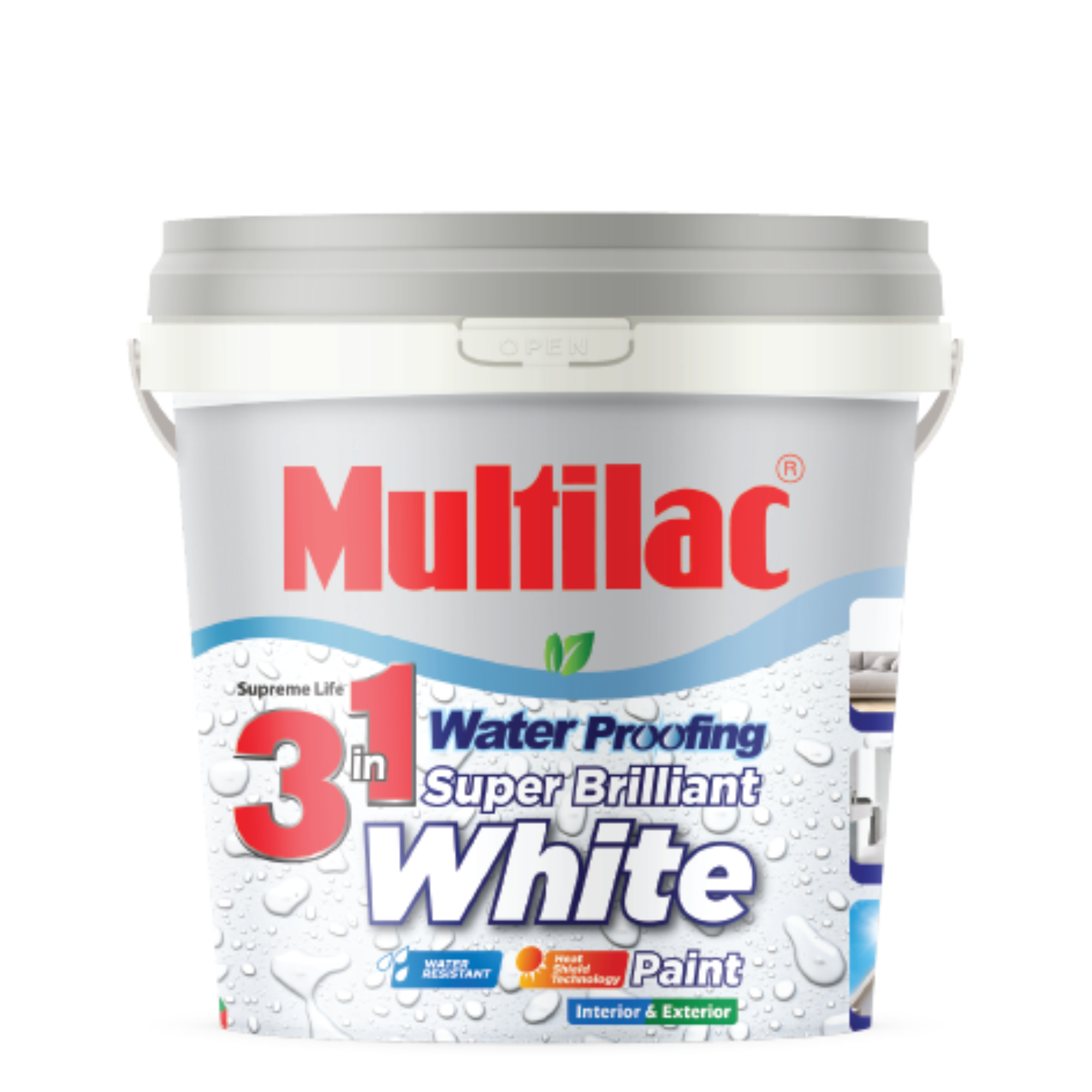 Multilac 3 in 1 Water proofing super Brilliant white for walls ...