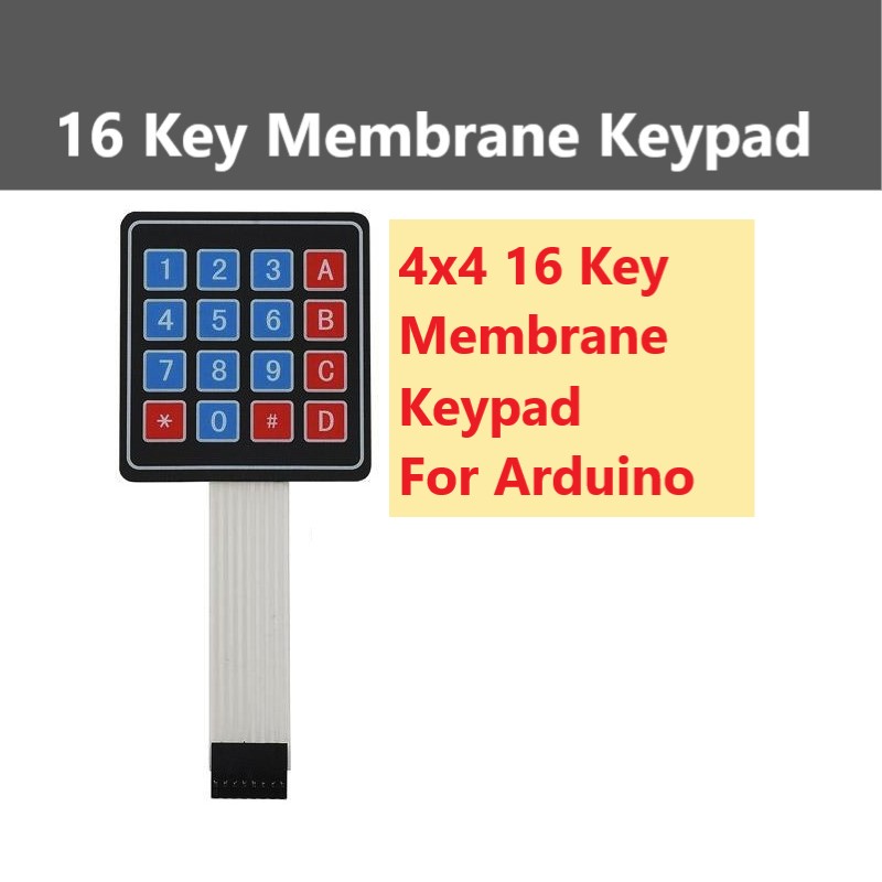 4x4 16 Key Membrane Keypad for Arduino Projects | Daraz.lk