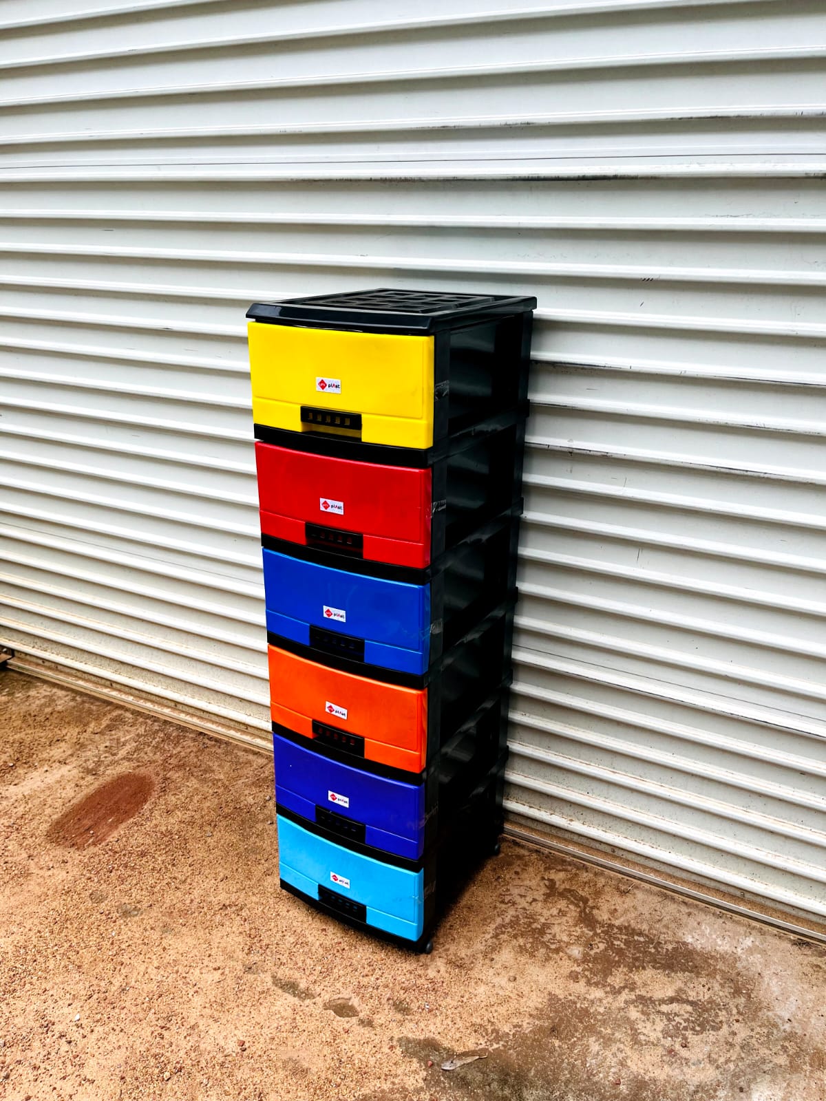 Drawer 6 in 1 baby drawer wardrobe cupboard storage multi color blue ...