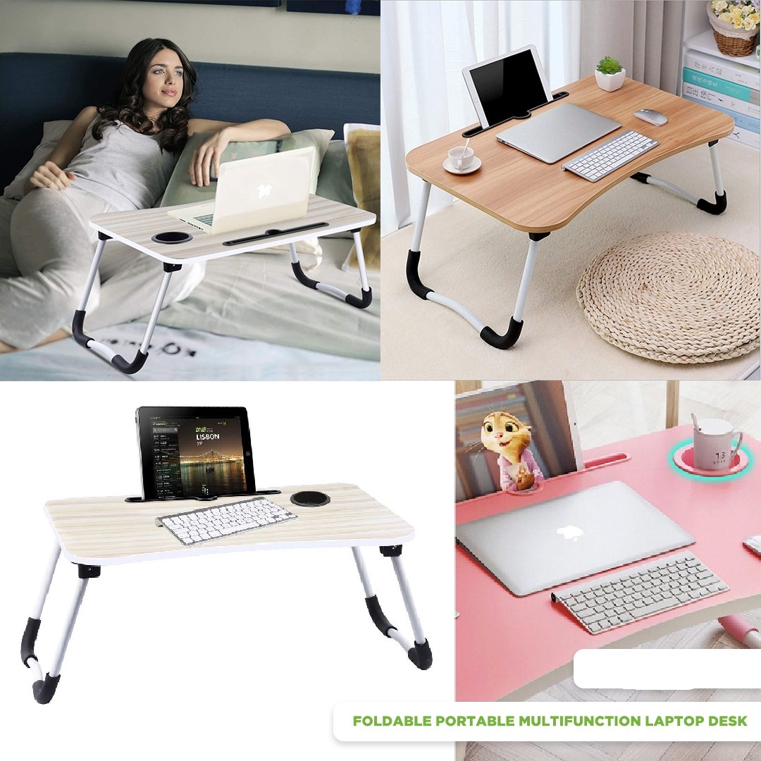Foldable Portable Multifunction Laptop Desk | Daraz.lk