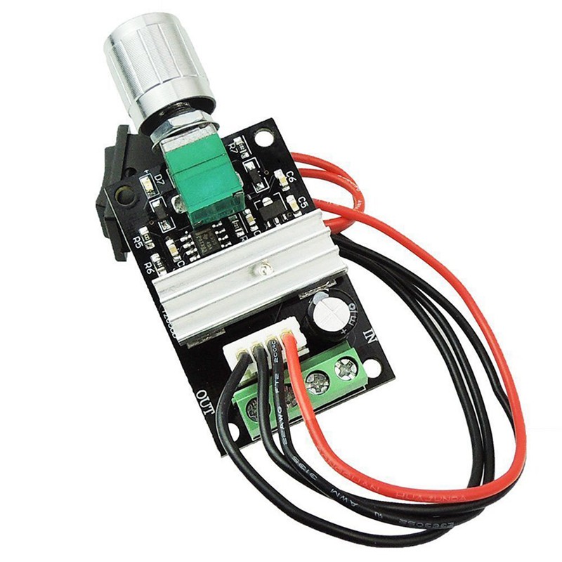 6V 12V 24V 28V 3A 80W DC Motor Speed Controller (PWM) Speed Adjustable ...