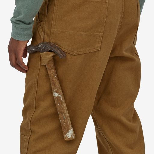 Buy S Brown Mens Work Wear Canvas Overalls