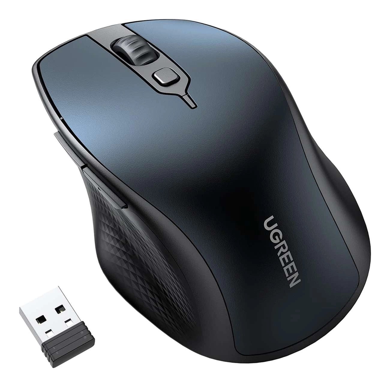 UGREEN MU101 Wireless Mouse Bluetooth 5.0 Ergonomic 4000 DPI 6 Mute ...