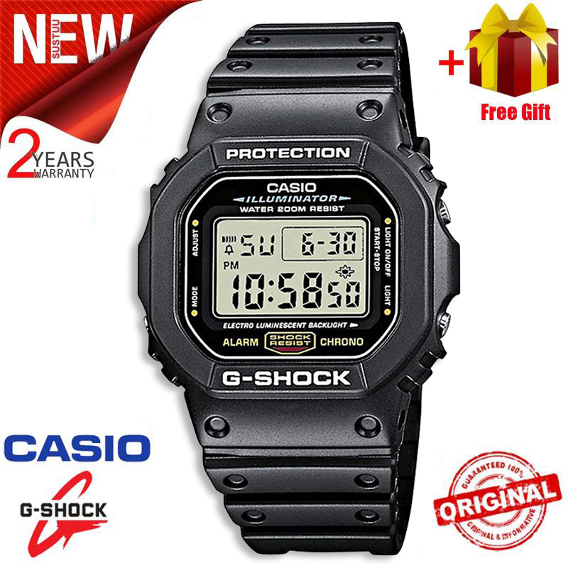 (Ready Stock) G-Shock Men Watch Sport Watch DW5600 Dual Time Display ...