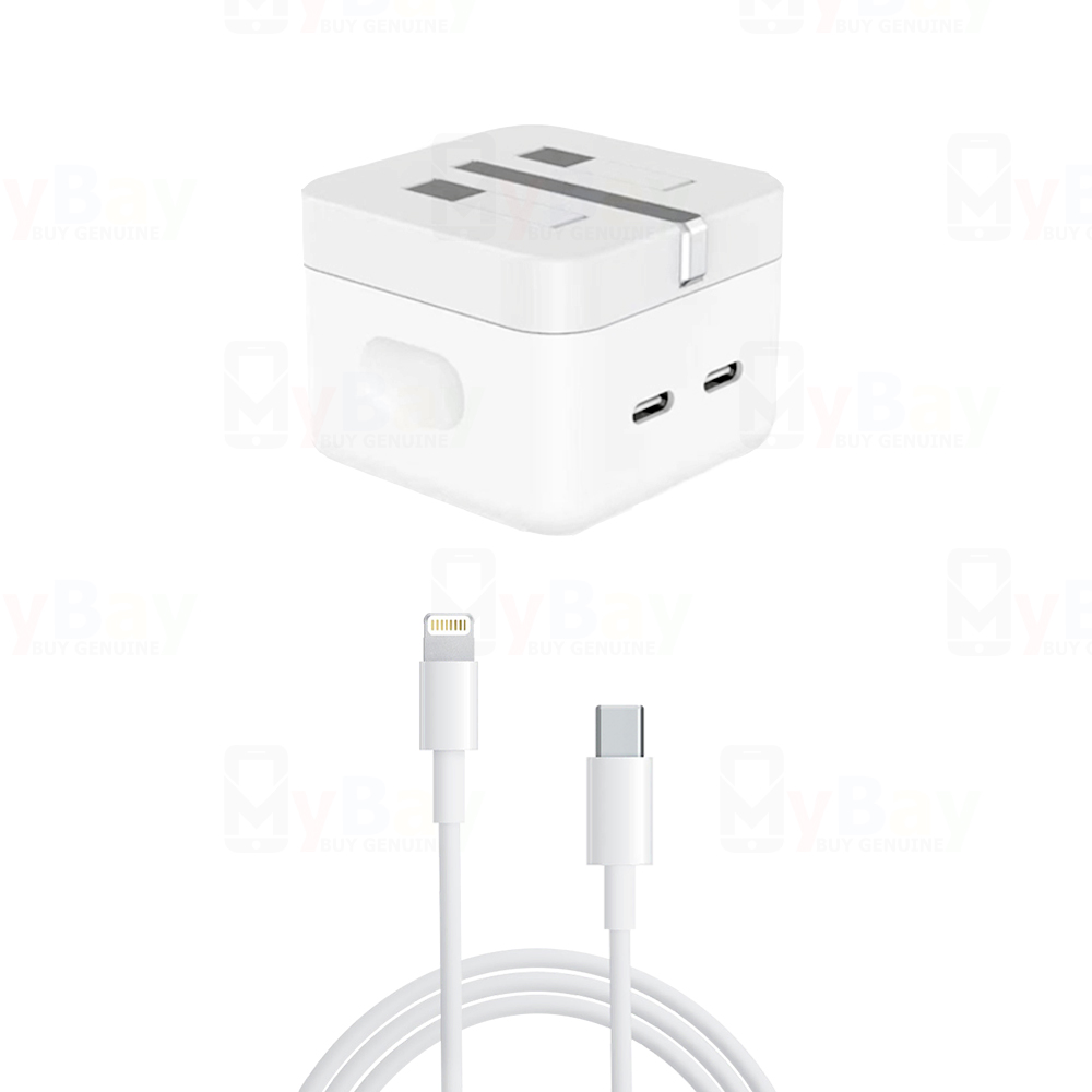 iPhone 35W USB-C + C Power Adapter + Cable | Daraz.lk