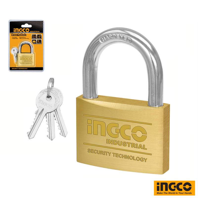 INGCO Brass Padlock 60mm | Daraz.lk