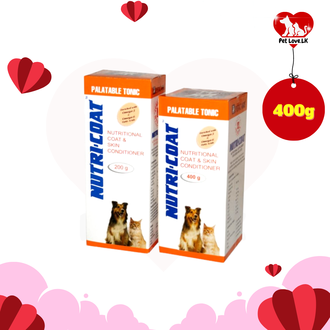 Nutri-Coat Palatable Tonic Supplement for Cat & Dog 400g | Daraz.lk