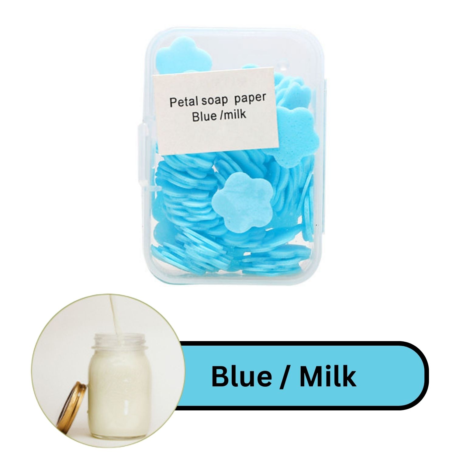 Soap Paper Soap Flakes Soap Box Portable Flower Shape Soap Paper Skin ...
