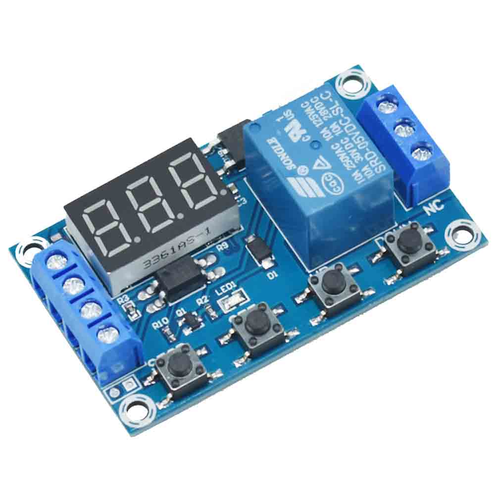 6-30V Relay Module Switch Trigger Time Delay Circuit Timer Cycle Adjustable | Daraz.lk