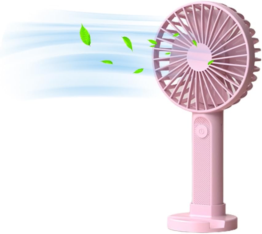 Minifan USB Rechargeable Mini Fan, Quiet Table Fan 3 Speed Modes Home ...