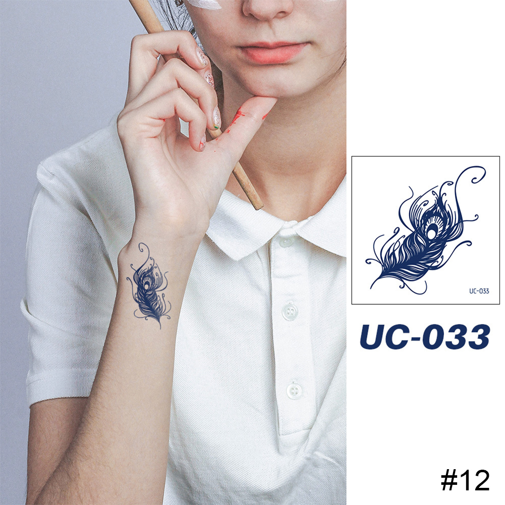 Small Fresh Single Pattern Tattoo Stickers Waterproof Long Lasting ...