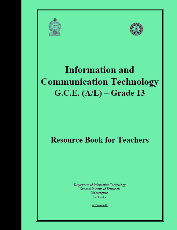 Information & Communication Technology Resource Book - ICT - Grade 13 ...