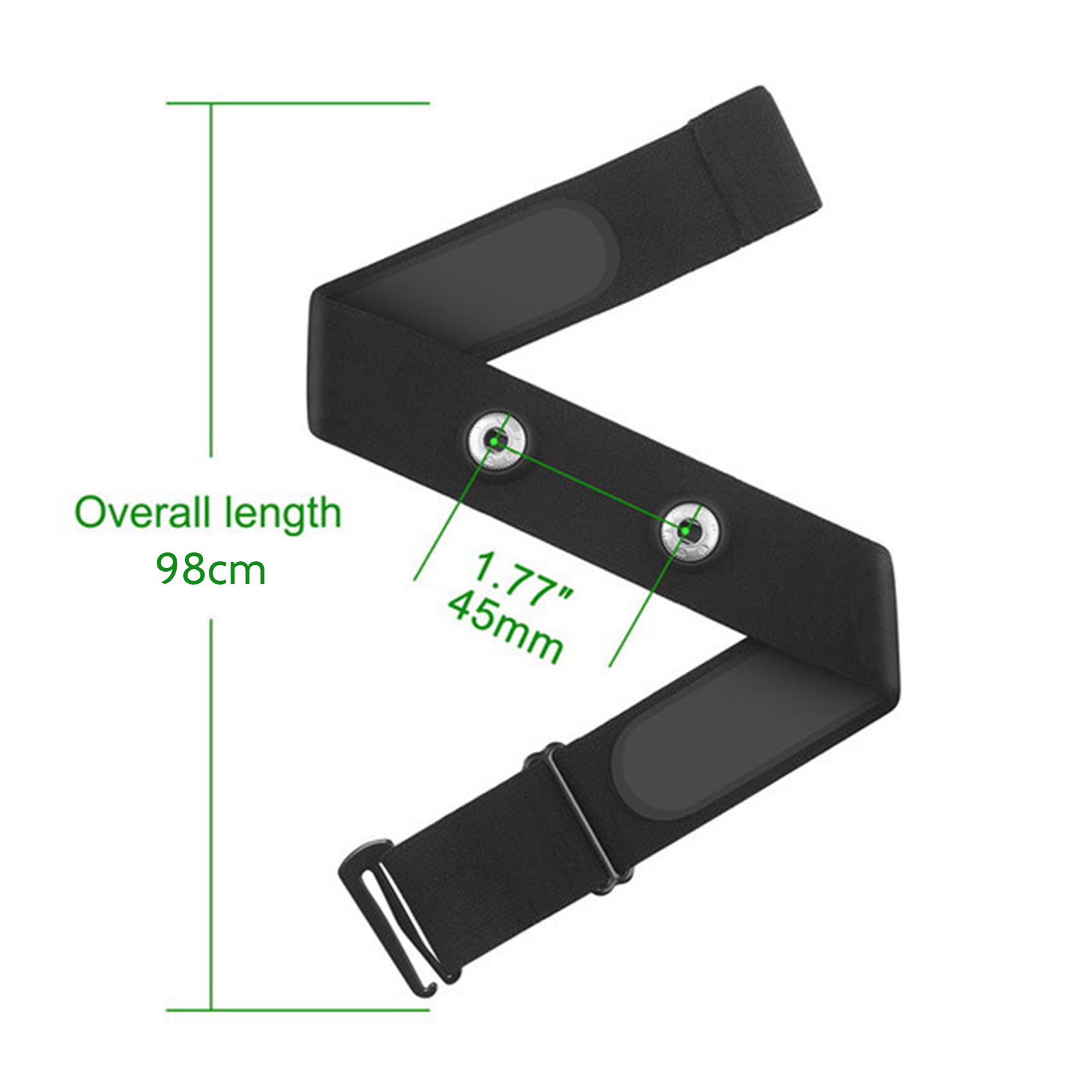 3Pcs for Heart Rate Chest Strap Adjustable Elastic Strap for Sports ...