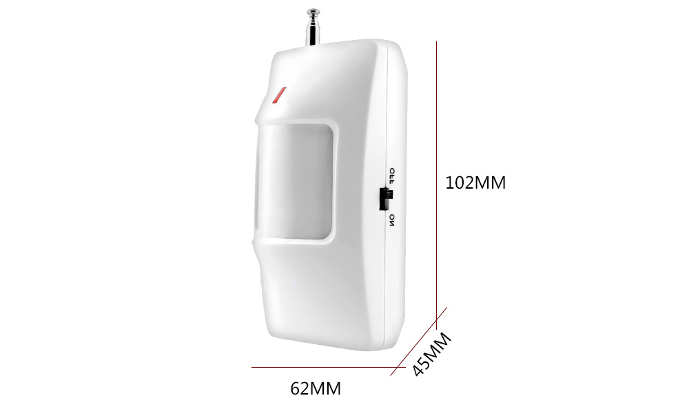 433MHz Wireless PIR Sensor/Motion Detector For Wireless all High ...