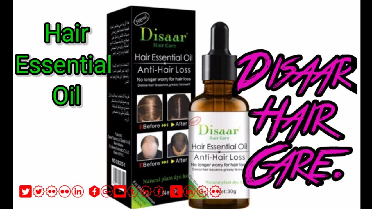 Disaar Hair Essential Oil Growth Liquid Anti-Hair loss [disa] | Daraz.lk