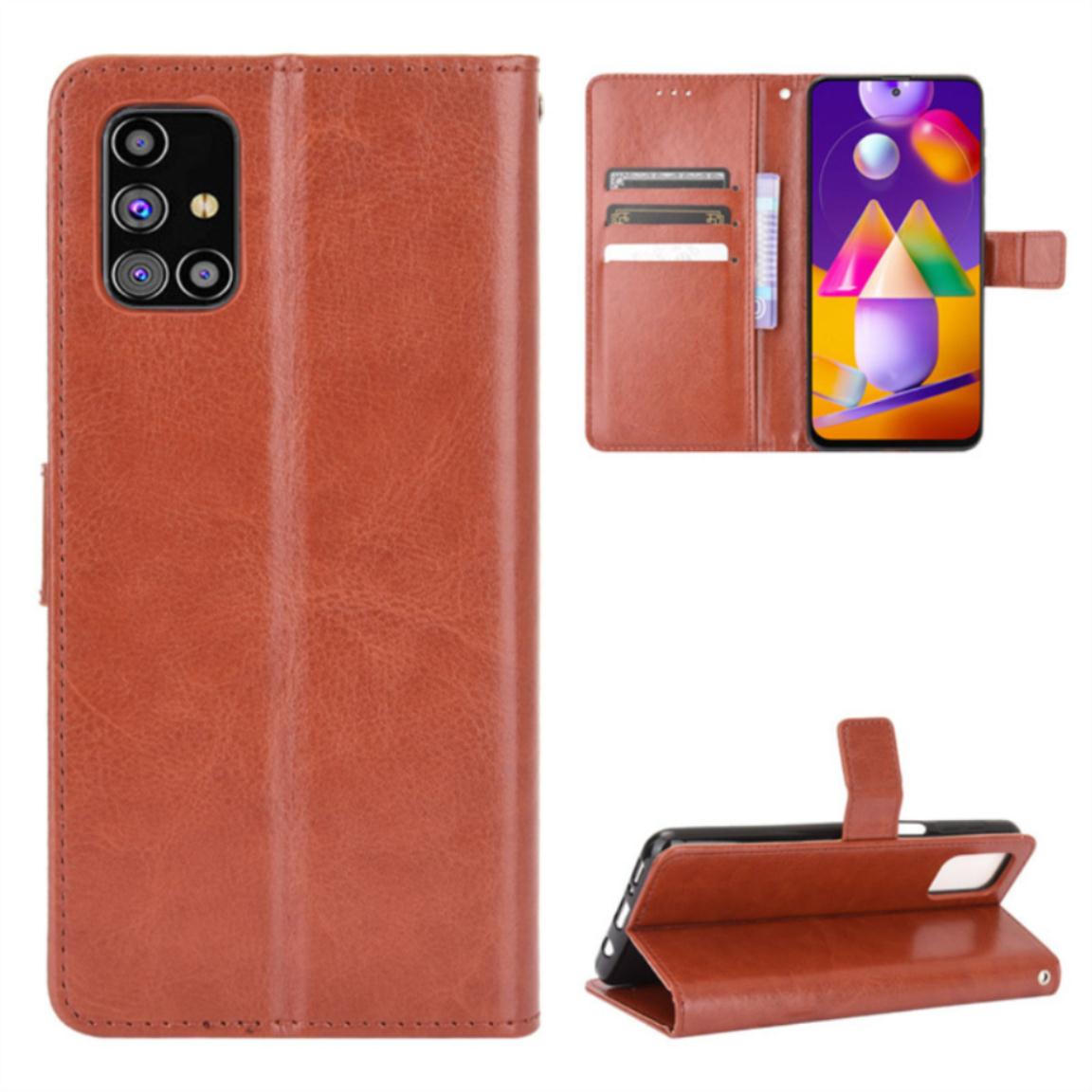 Case For Samsung Galaxy M31 Casing Flip Leather Card Case Tpu Silicone ...