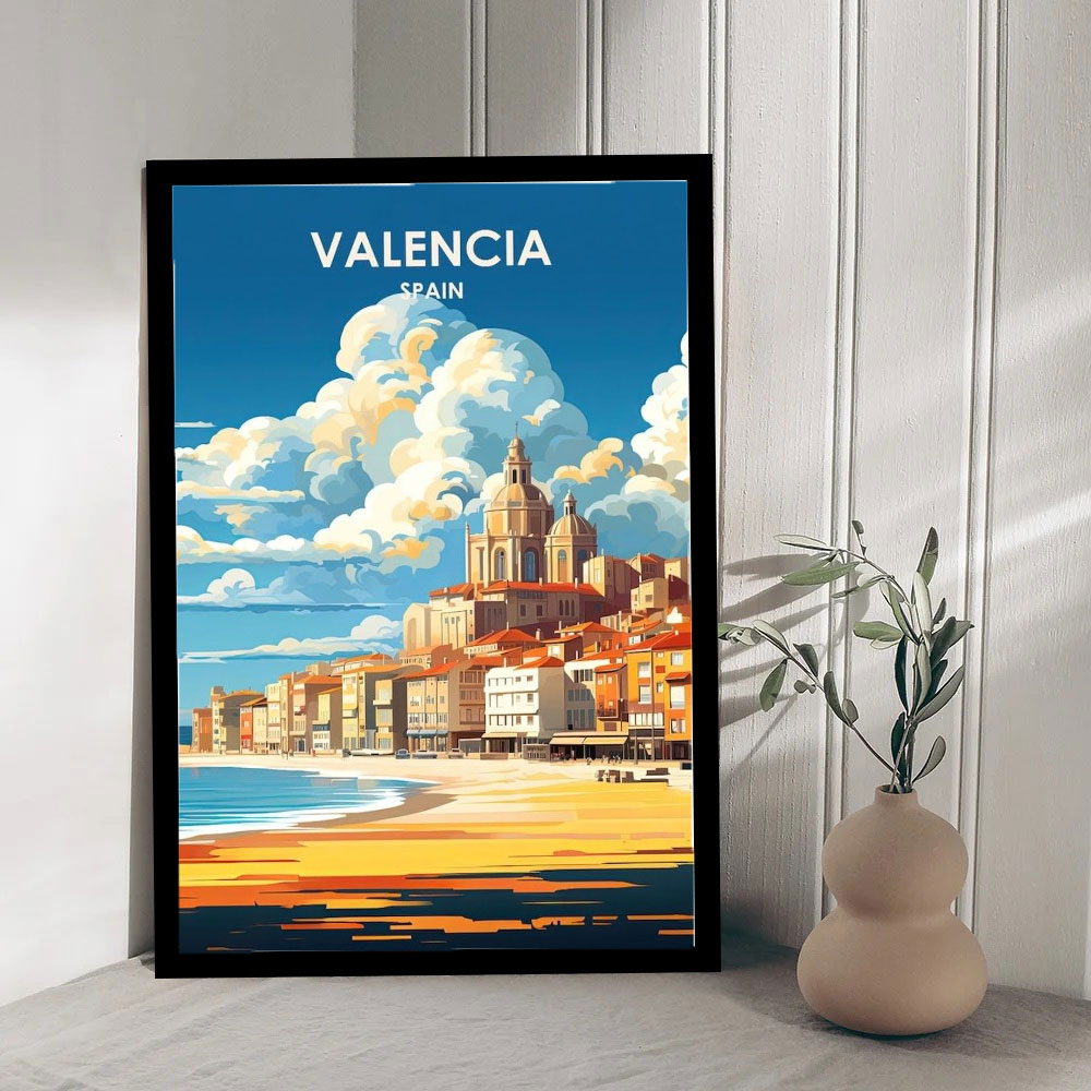 A4 Sized Poster Cities Towns Landscapes Wall Posters PVC Framed Wall ...