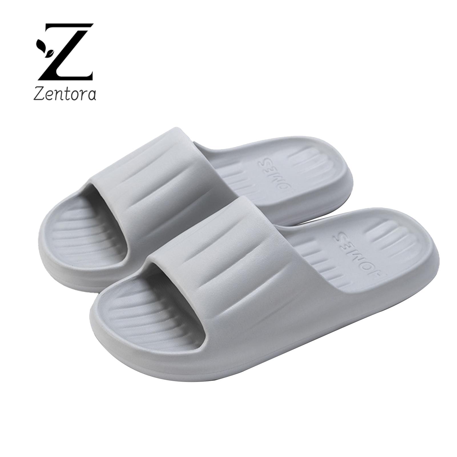 Zentora Shower Slippers Thick Platform Pillow Slippers Bathroom Sandals ...