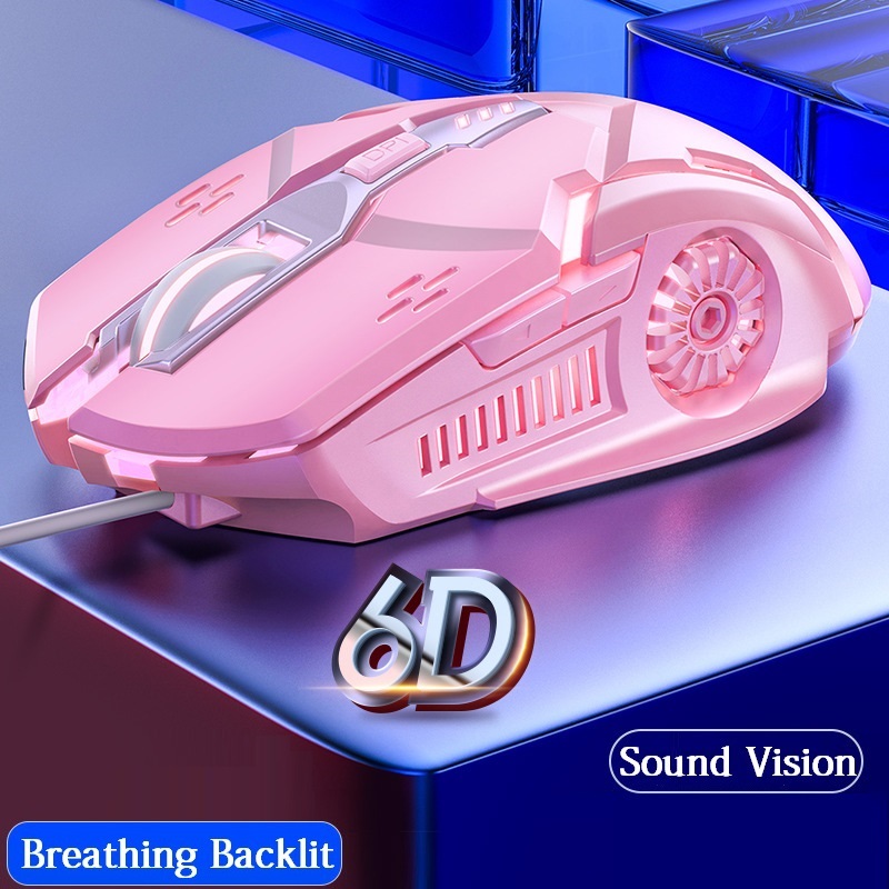 New G5 3200DPI Gaming Mouse 7 Colors RGB Breathing LED Light for Laptop ...