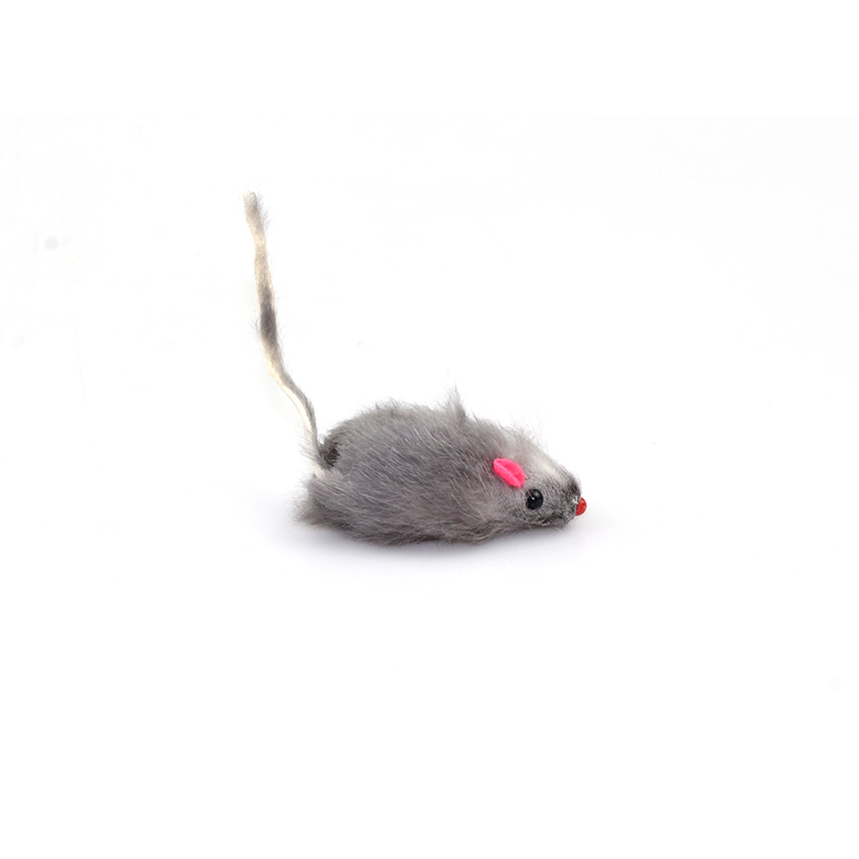 TWEXQNY 36Pcs False Mouse Cat Pet Toys Cat Long-Haired Tail Mice Sound ...
