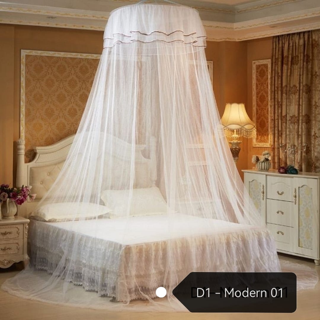 Modern Mosquito Net/ White Net/ Round Mosquito Net For 6*6 Bed | Daraz.lk