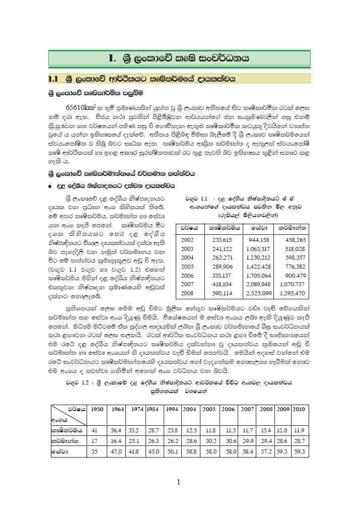 Agricultural Science Reference Book - Grade 12 (Sinhala Medium) - Black ...