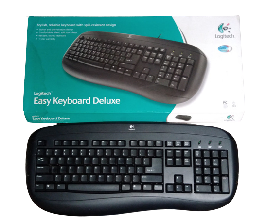 Logitech Keyboard Ps 2 Deluxe Computer Keyboard Black Daraz Lk