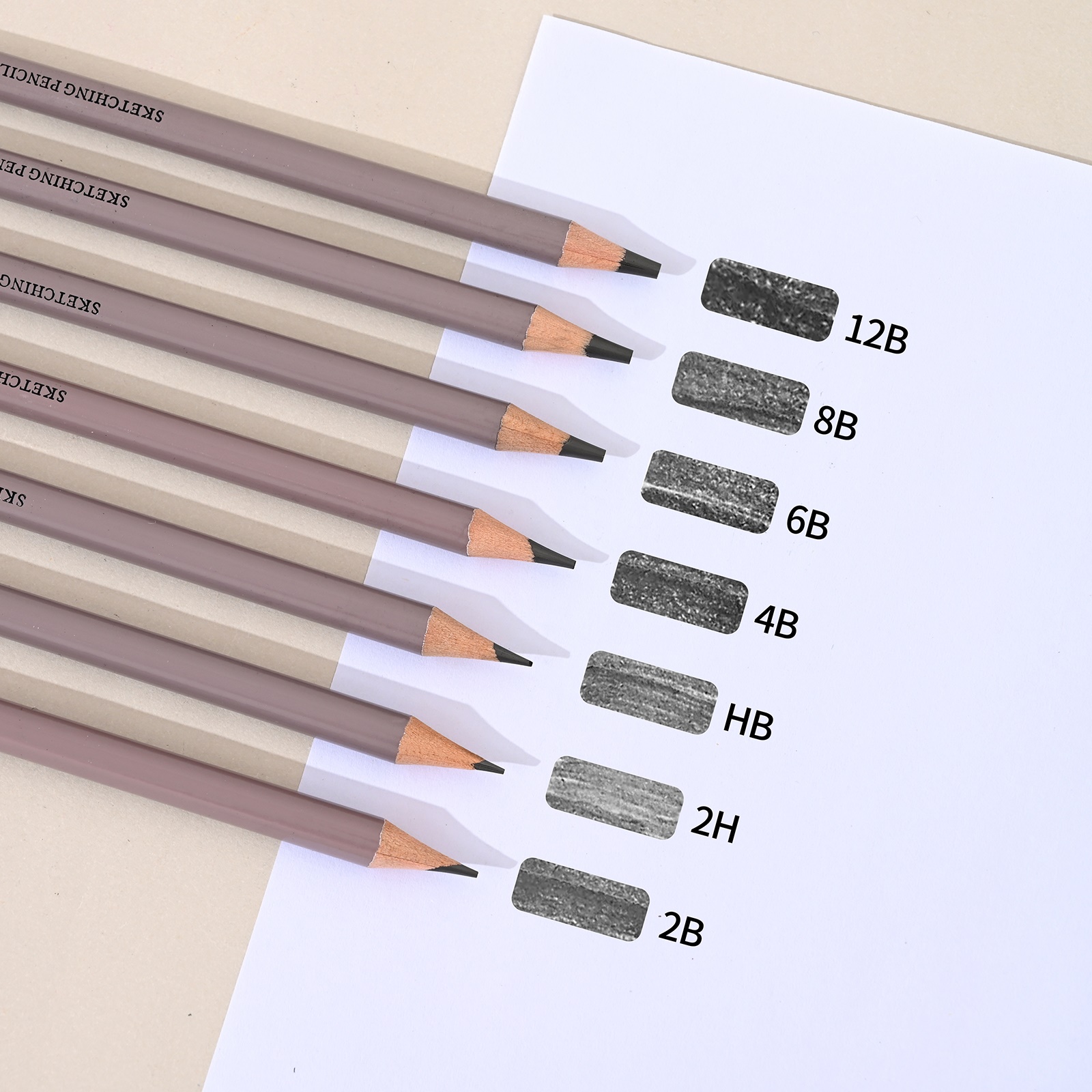 , Charcoal Stick, Art 2H), Charcoal Pencil (14B-Set-Graphite Lead ...