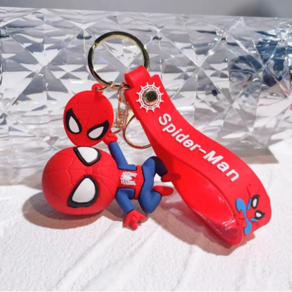 spiderman birthday decorations Superhero Spiderman Keychains Cartoon ...