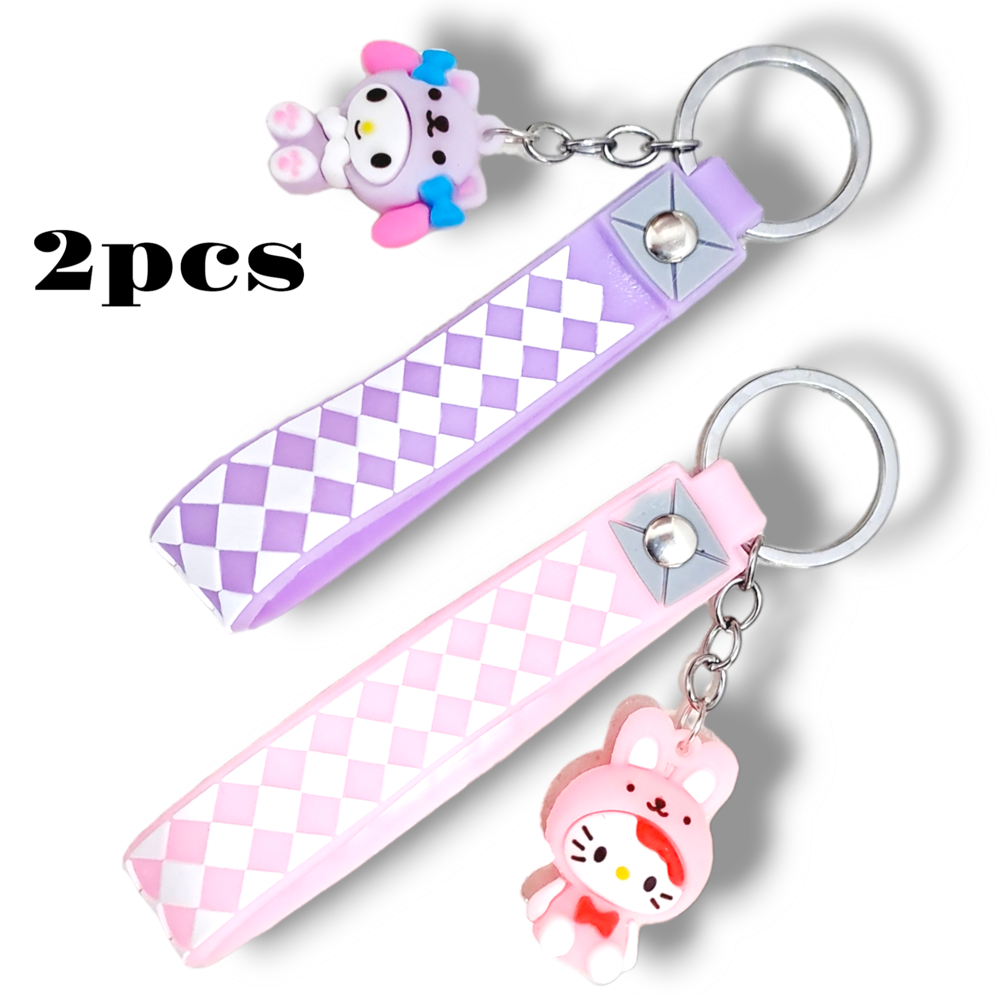 2Pcs Hello Kitty Key Tags & Adorable Keychain with Hello kitty | Daraz.lk
