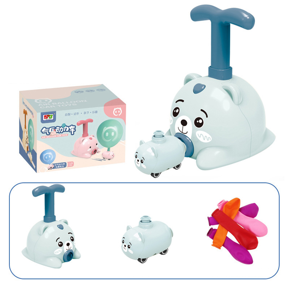 GC Cartoon Balloon Powered Car Colored Various Interesting Shapes ...