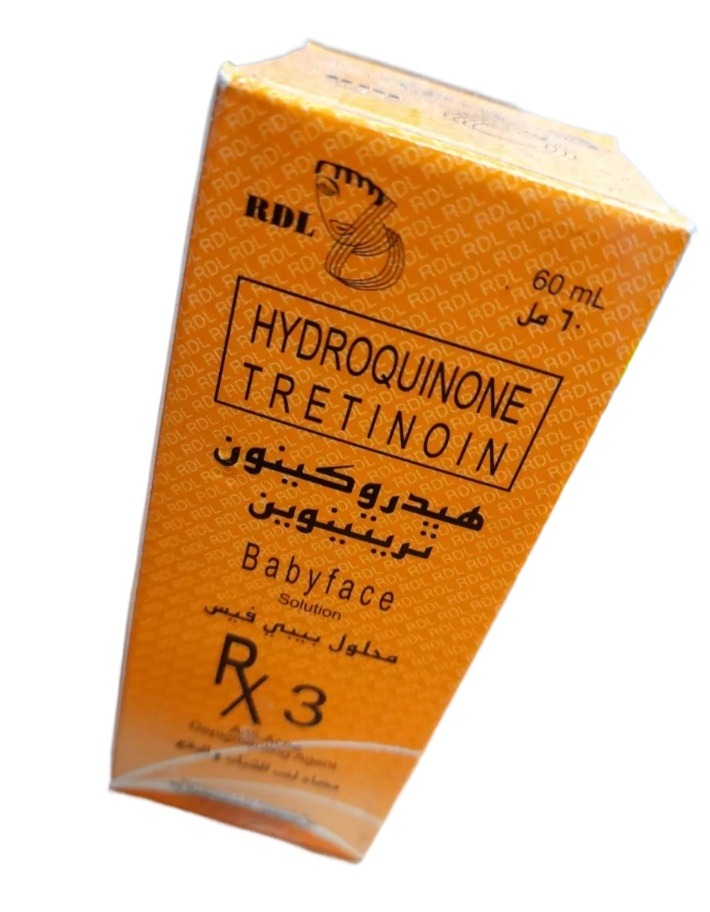 Rdl Hydroquinone Tretinoin Baby Face Solution 3 - 60ml | Daraz.lk
