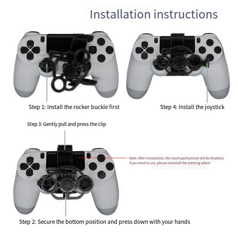 ARELENE Gaming Racing Wheel Mini Steering Game Controller 3D Controller Gaming Accessories ...