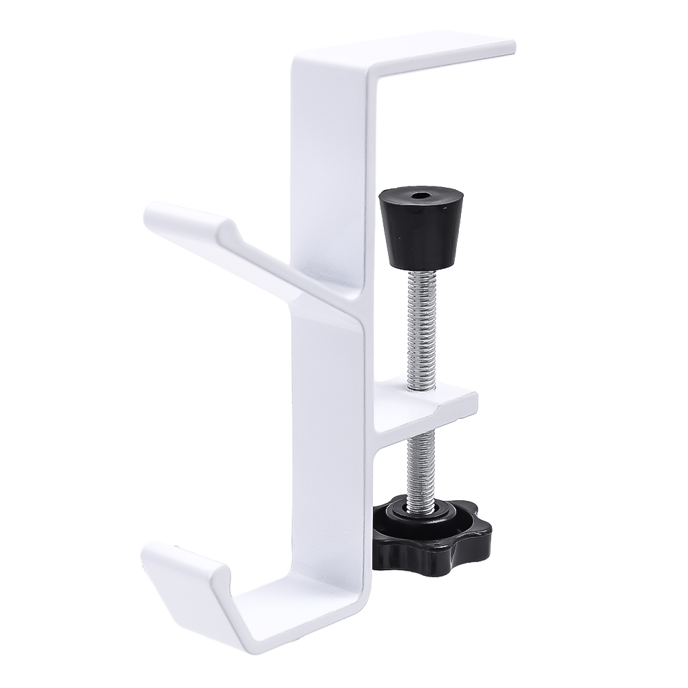 Desk Edge Hook Adjustable Clamp On Under Desk Headphone Hanger Gaming ...