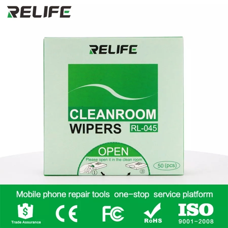 RELIFE RL-045 50Pcs Anti-Static Cleanroom Wipers | Daraz.lk