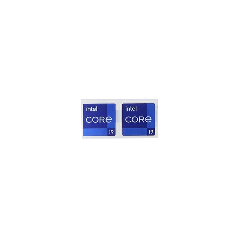 2pcs Intel Core i3, i5, i7, i9 Decoration DIY Sticker Label Tag For ...