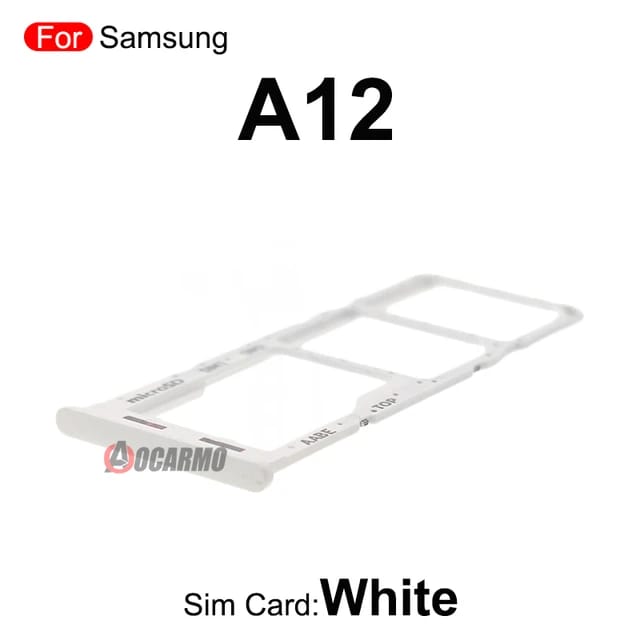 SIM card tray & Micro SD card tray For Samsung Galaxy A12 | Daraz.lk