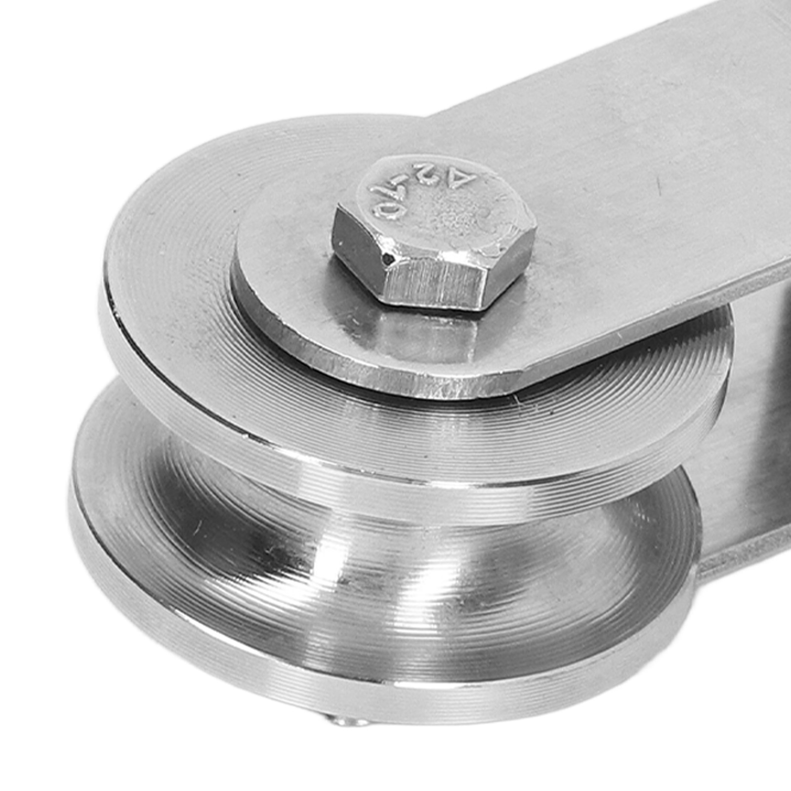 2 X Cable Pulley Wheels 360°Stainless Steel Pulley Roller Built In Dual ...