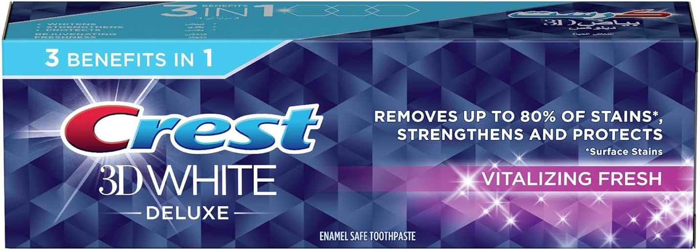 Crest 3D White Deluxe Instant Pearl Glow Toothpaste 75ml(FROM DUBAI)JEZ ...