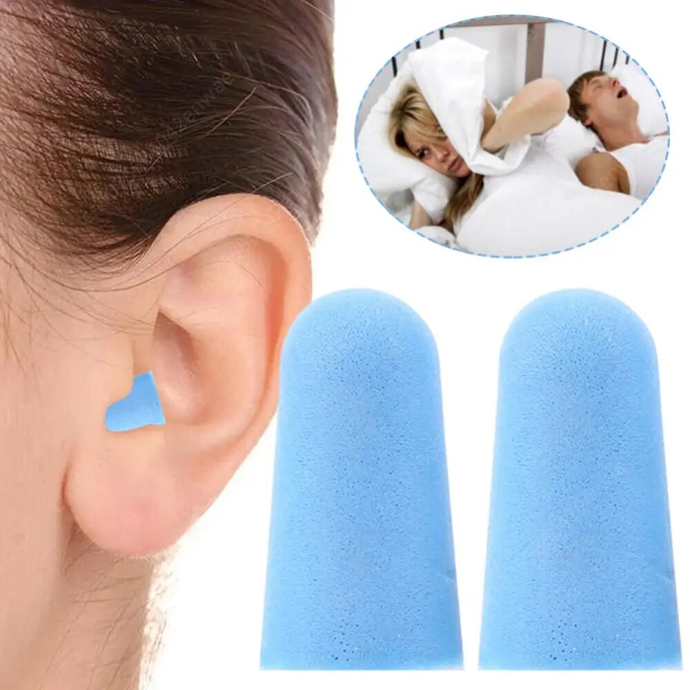 【HOT】 1 Pair Anti-Noise Plugs Noise Reduction Ear Protection Plugs With ...