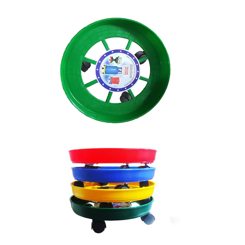 Easy Movable Cylinder Trolley With Wheels | Daraz.lk
