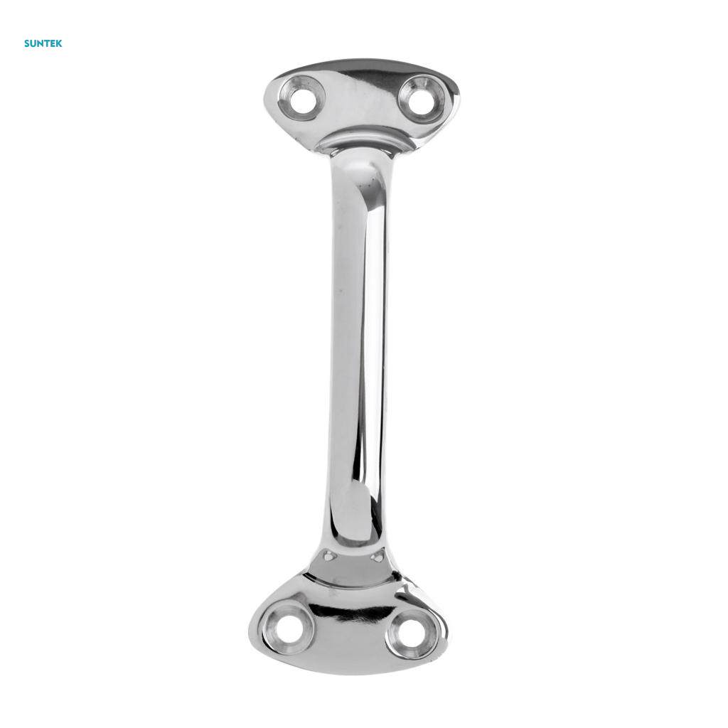 2x 316 Stainless Steel 6" Polished Grab Handle Handrail Boat Marine ...