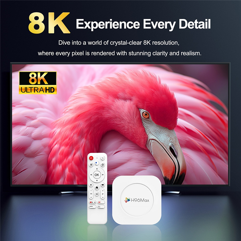 Android 14 TV Box Rockchip RK3528 with Super Resolution 8K Video ...