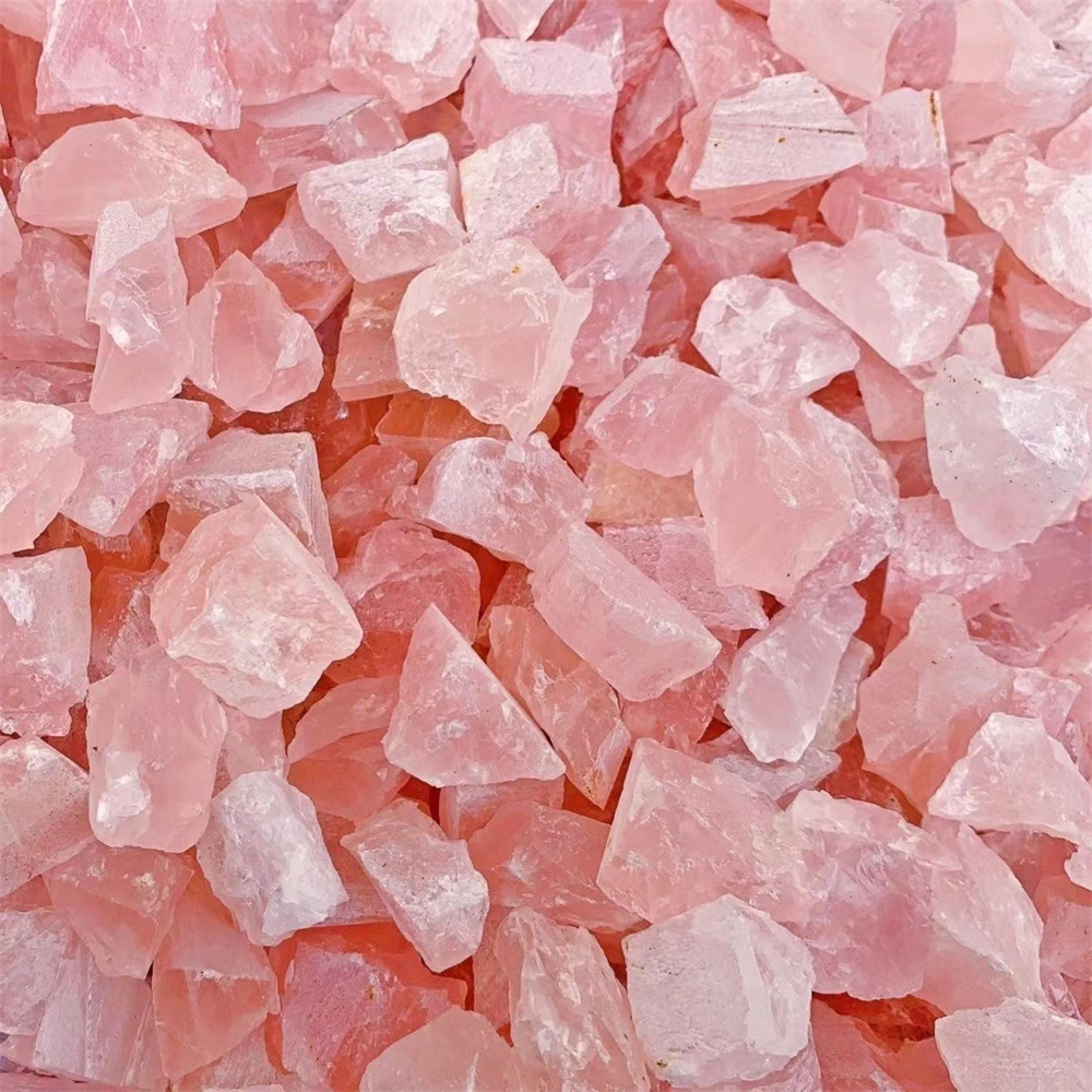 100% Natural Big Rose Quartz Stone Raw Crystals Stones Healing Mineral ...