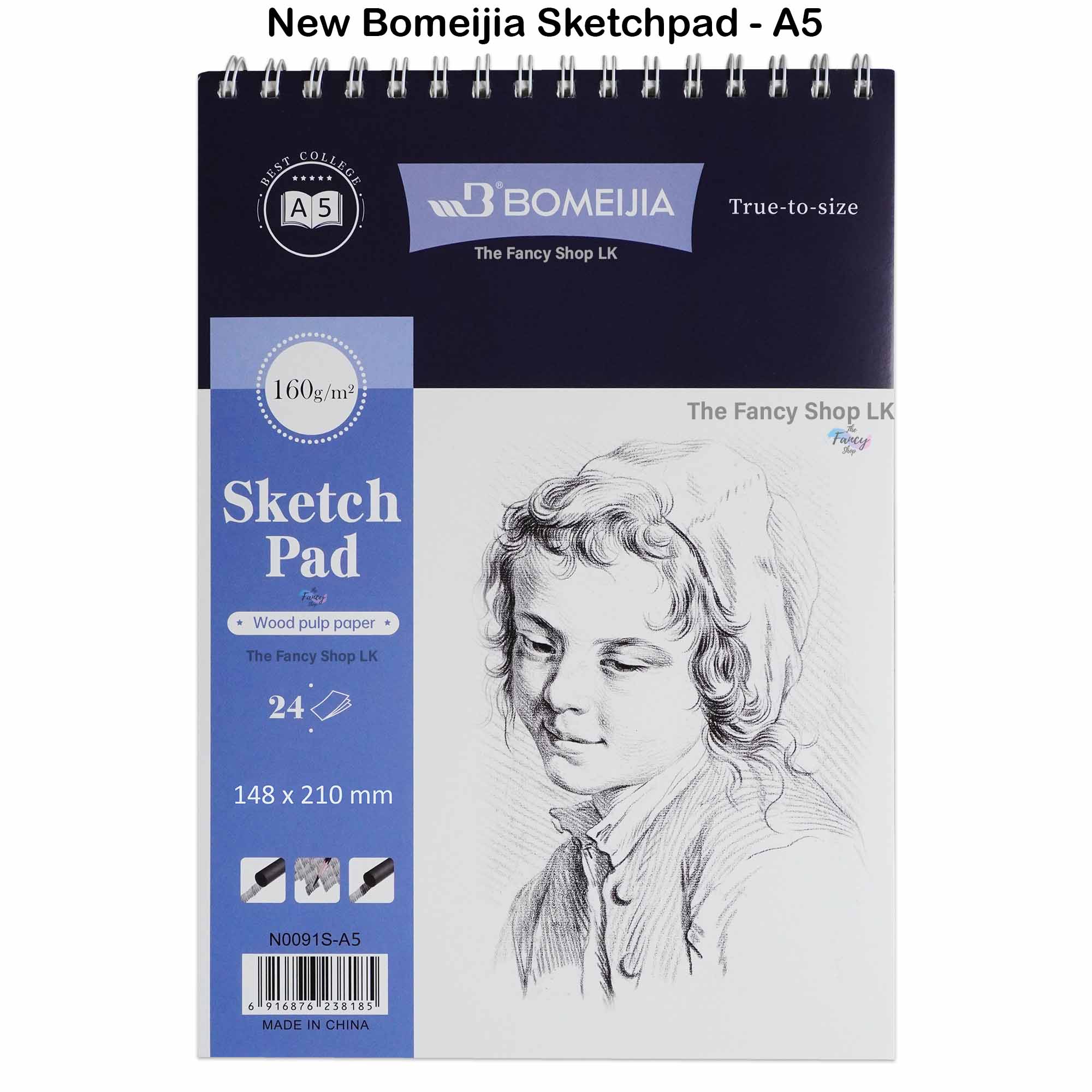 Bomeijia Sketch Pad Drawing Paper Book 160gsm A3 A4 A5 | Daraz.lk