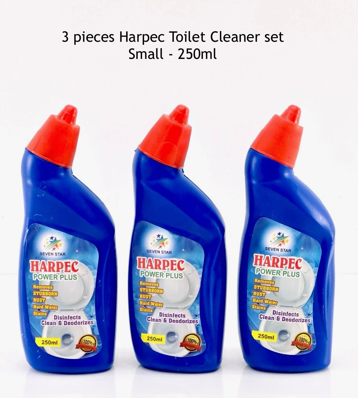 Buy 3-Piece Harpic Toilet Cleaner Set - 250ml Each