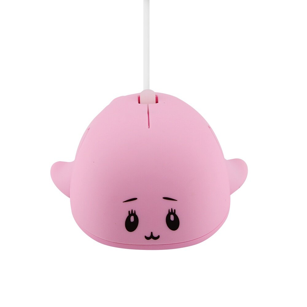 【ALLGOOD】Wired Mouse Cute Animal Dolphin Shape USB Wired Mouse Optical ...